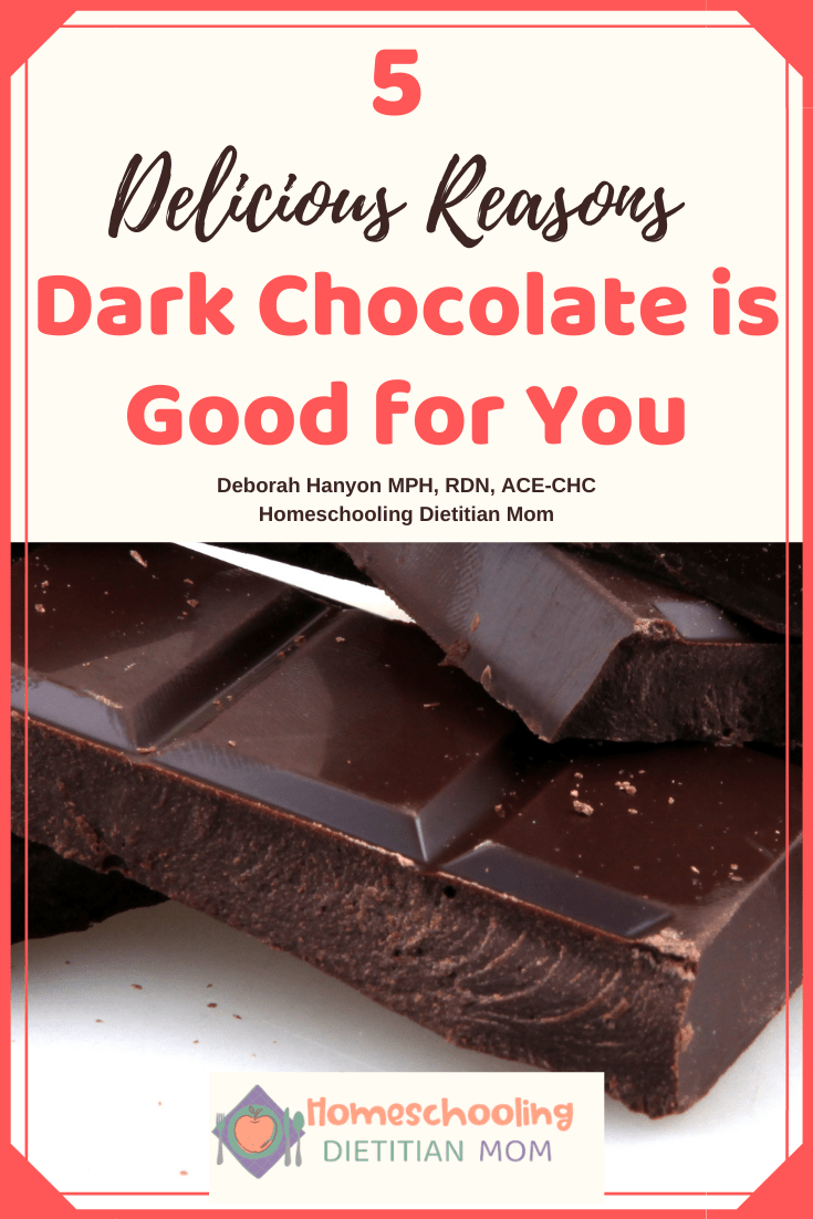 Benefits of Dark Chocolate - Homeschooling Dietitian Mom