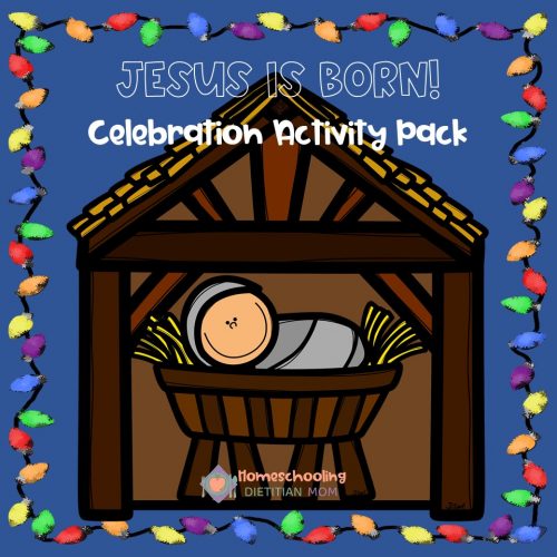 Birth of Jesus Christmas Bundle - Homeschooling Dietitian Mom